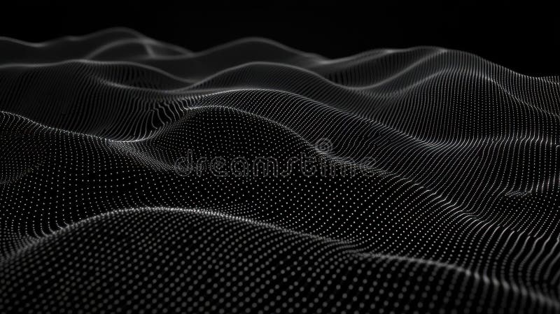 Stunning Black Hexagon Wave Creates a Mesmerizing Pattern of Particles ...