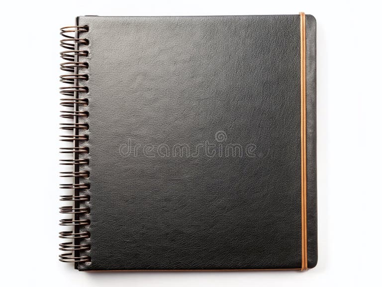 Stunning Black Notebook Cover a Panoramic View of Sophistication and ...
