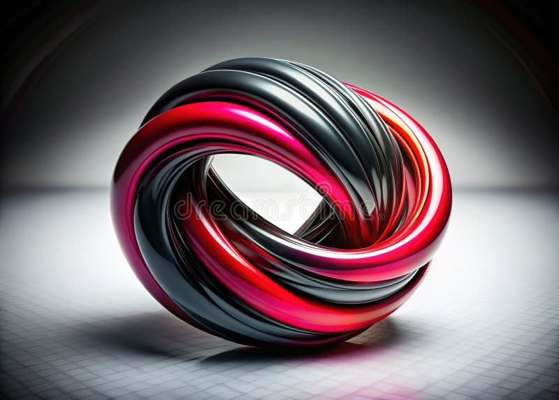 A Captivating Exploration of Twisted Forms Black and White Abstract Art with Stunning Detail and ...