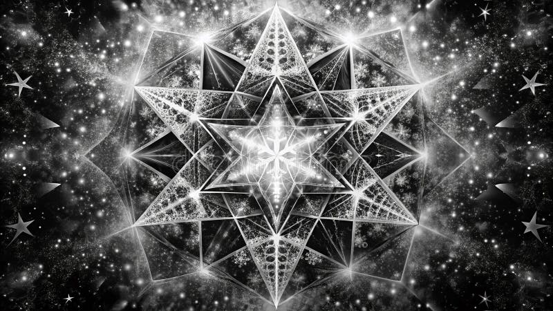 Stunning Black and White Double Exposure Photography a Celestial Star ...