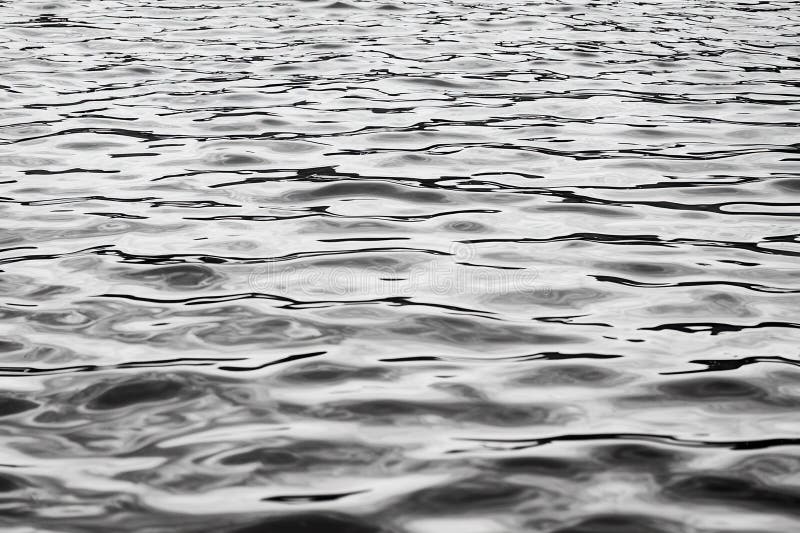 Monochrome Water Surface Texture Ripples Ocean Sea Background Stock ...