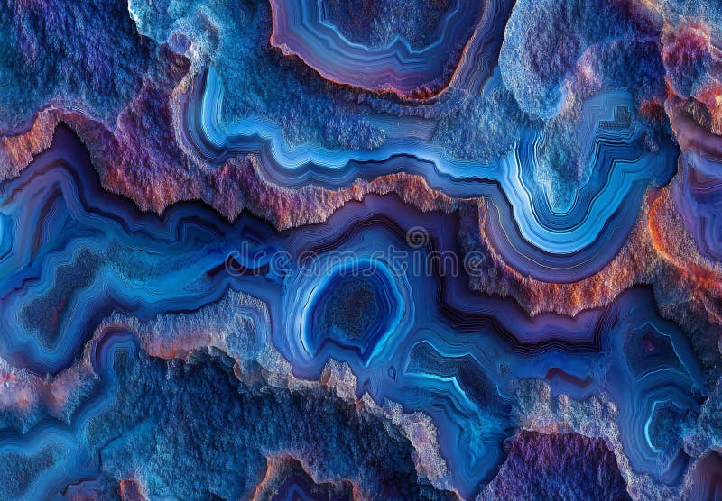 Stunning Blue Agate Stone Texture Seamless Pattern High Quality Image ...