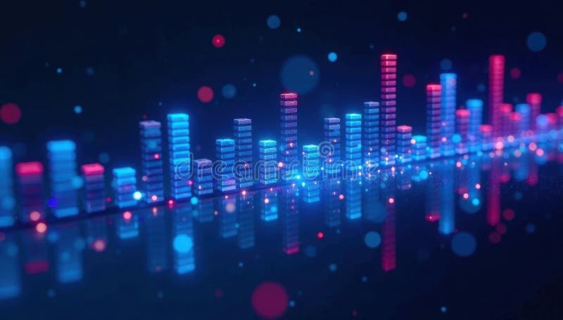 Stunning Blue Audio Equalizer Visualizes Music S Energy, Graphic, Music ...