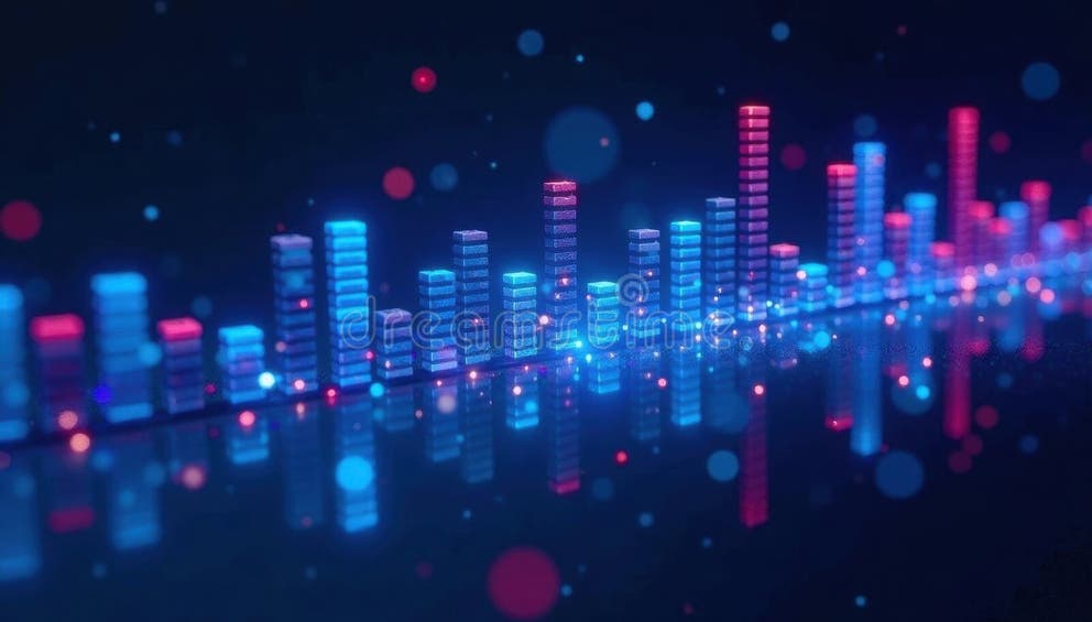 Stunning Blue Audio Equalizer Visualizes Music S Energy, Graphic, Music ...