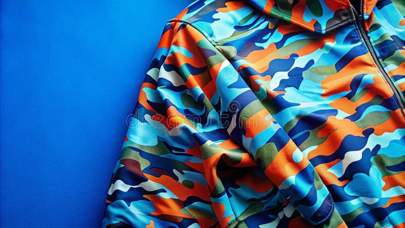 Stunning Blue Camouflage Design a Modern Blend of Functionality and ...