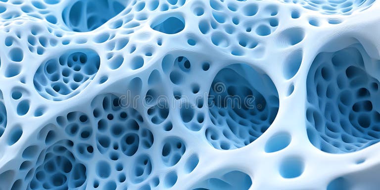 Stunning Blue Cellular Texture Abstract Background for Design Projects ...
