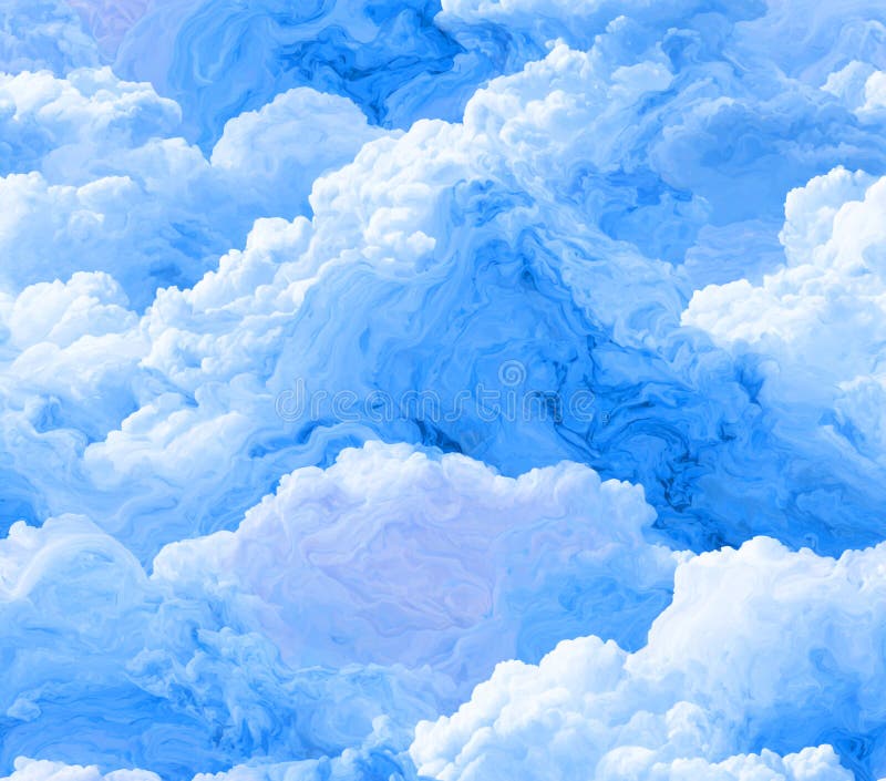 Stunning Blue Cloud Texture a Seamless Sky Background Stock ...