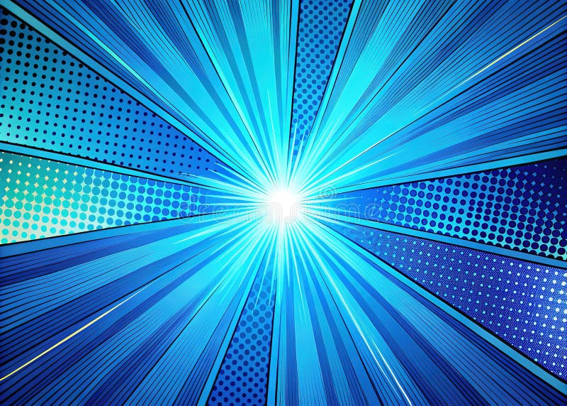 Stunning Blue Comic Panel Background Design a Captivating LowLight AI ...