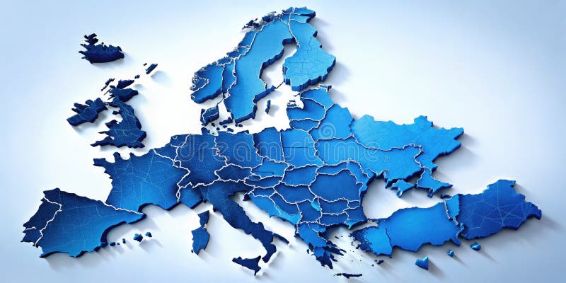 Stunning Blue European Architecture HighQuality Map Imagery for ...