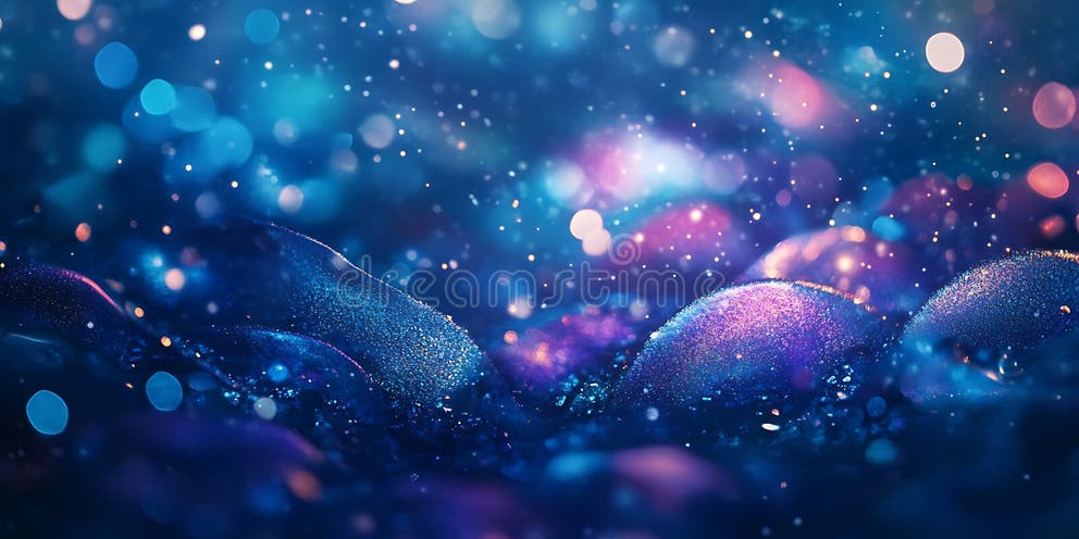 Stunning Blue Galaxy Background Cosmic Nebula Textures Stock ...