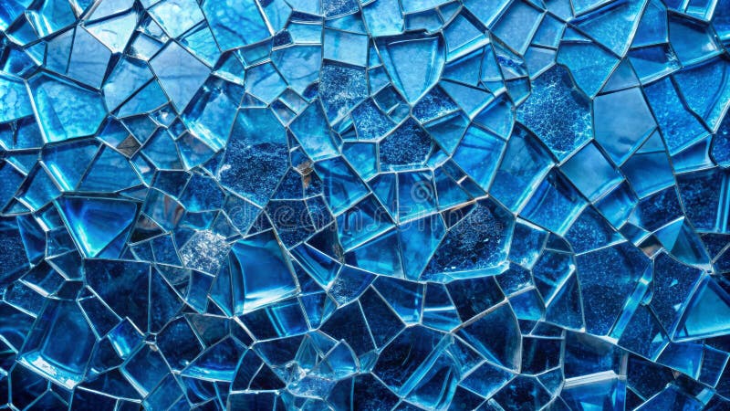 Stunning Blue Glass Shatter Texture Abstract Backgrounds Design ...