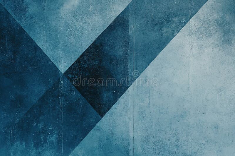 Abstract Geometric Background: Cool Blue & Gray Triangle Pattern Design ...