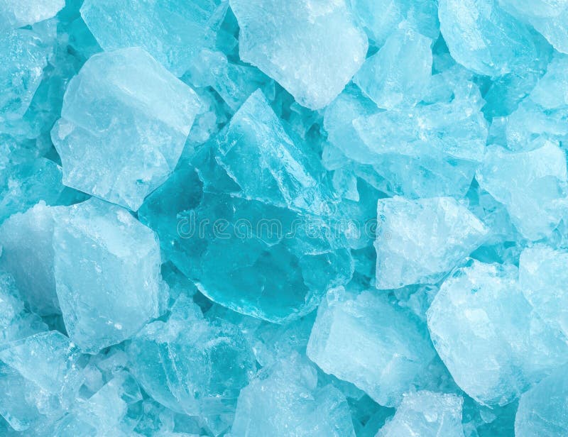 Stunning blue ice crystals stock illustration. Illustration of ...