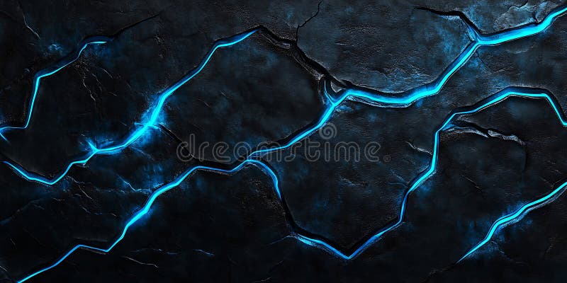 Stunning Blue Lightning Crackle Texture Stock Illustration ...
