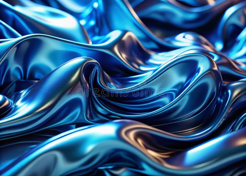 Stunning Blue Liquid Metal Texture: a Contemporary Design Element for ...