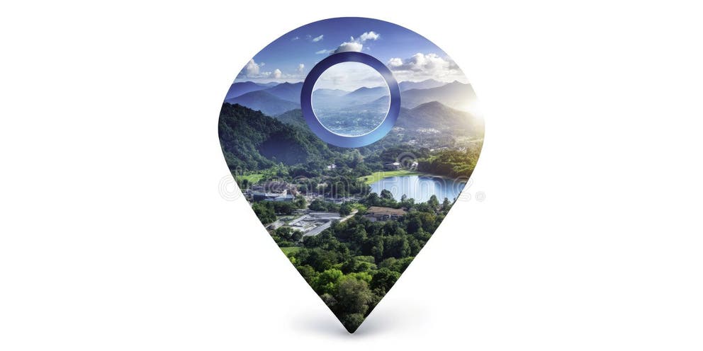 Stunning Blue Map Pointer PNG Graphic for Modern Navigation and ...