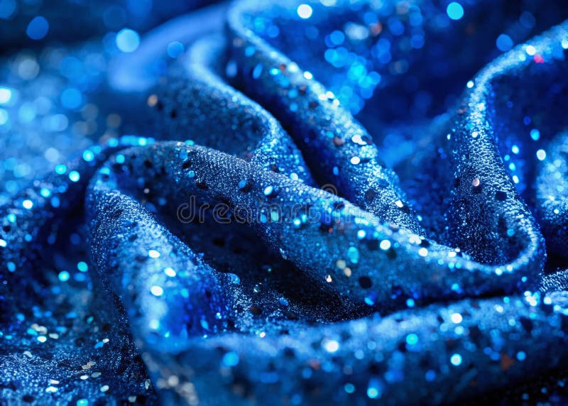 Stunning Blue Sequined Fabric Background a Versatile Design Element for ...