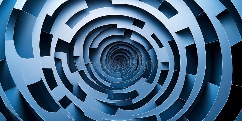 Stunning Blue Spiral Abstract Background: High-Resolution Image Stock ...
