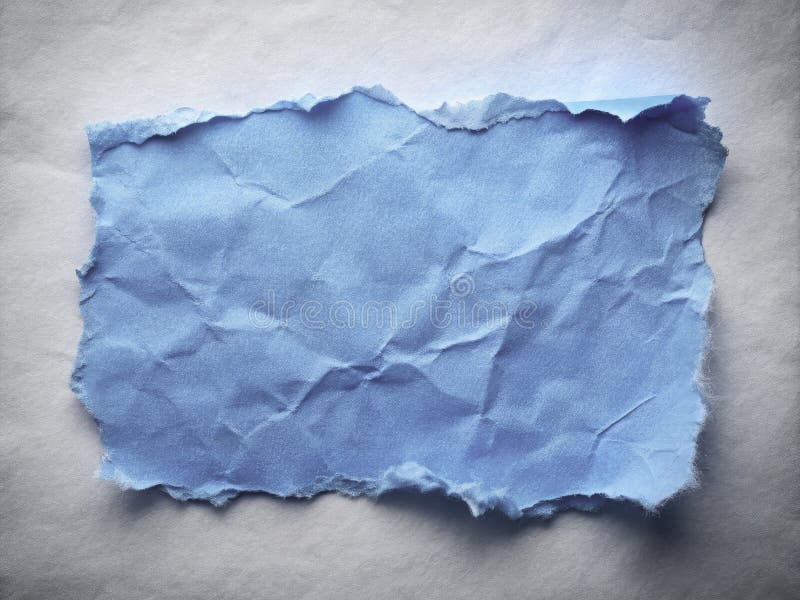 Stunning Blue Torn Paper Note Against Textured Cardboard a Versatile ...