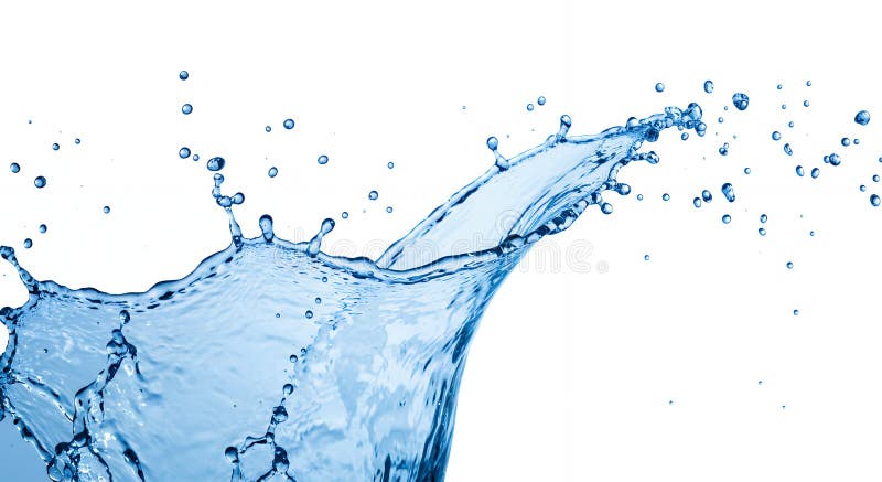Stunning Blue Water Splash, Crystal Clear Hydration Photography ...