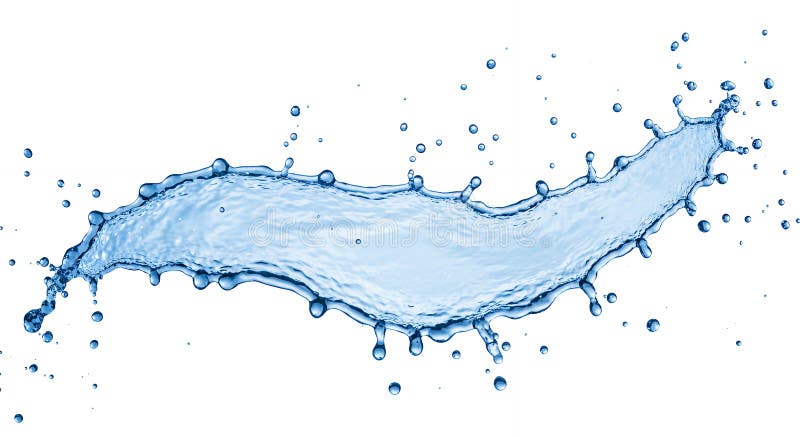 Stunning Blue Water Splash, Liquid, Droplets, High-Resolution Image ...