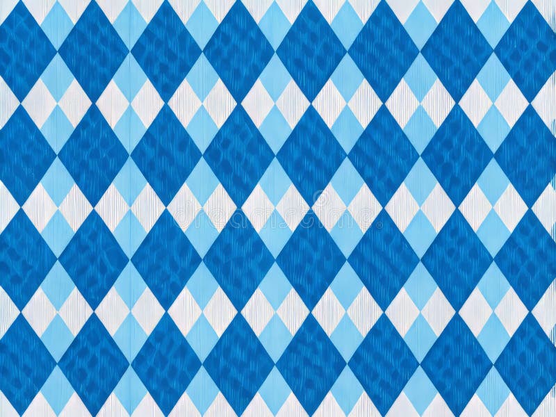 Stunning Blue and White Diamond Checkerboard Fabric Print Design a ...