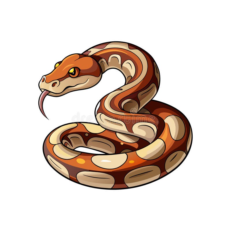 Stunning Boa Constrictor Nature Art Stock Photo - Illustration of ...