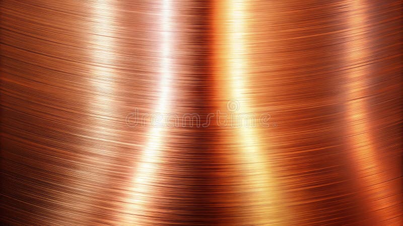 Stunning Brushed Copper Metallic Gradient Background with Reflective ...