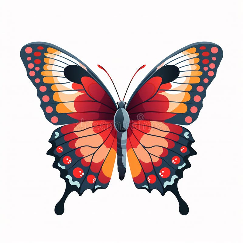 Stunning Butterfly Collection Graceful Flutter Stock Illustration ...