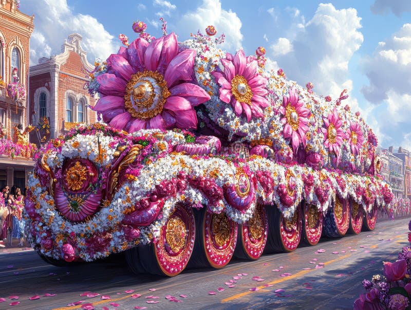 Stunning Carnival Parade Float Designs Illustrations Showcasing ...