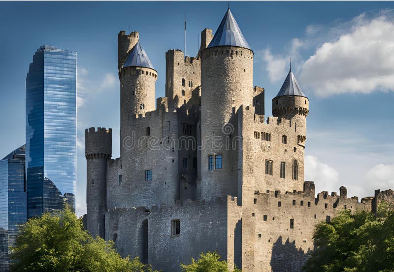 Stunning Castle Architecture with a Mix of Medieval and Modern Styles ...
