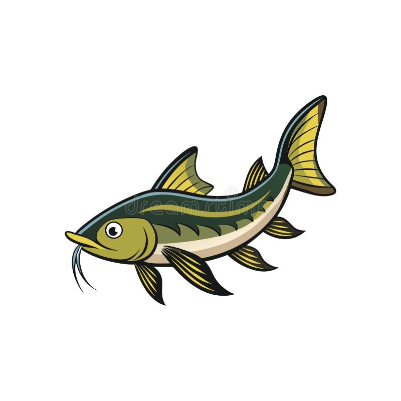 Stunning Channel Catfish Underwater Scene Stock Photo - Illustration of ...