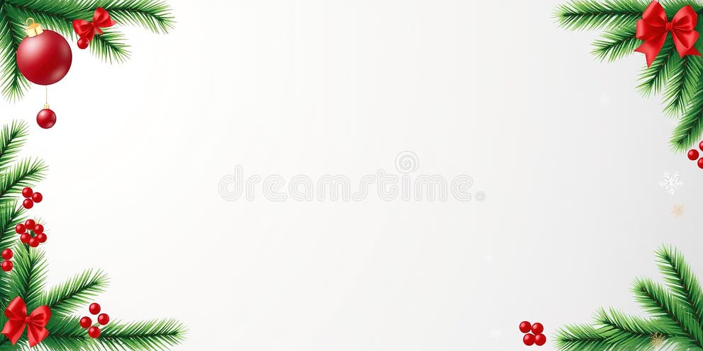 Stunning Christmas Border Design Template for Digital Projects ...