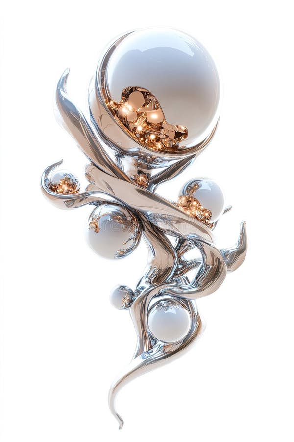 A Stunning Chrome Vine Combines Biomechanical Features with Luminous ...