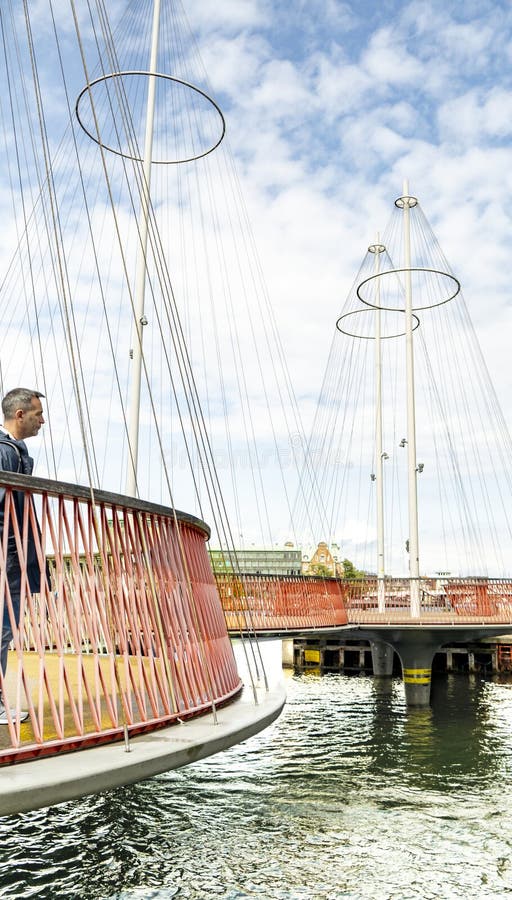 Stunning Circle Bridge a Symbol of Innovation in Copenhagen Stock Photo ...
