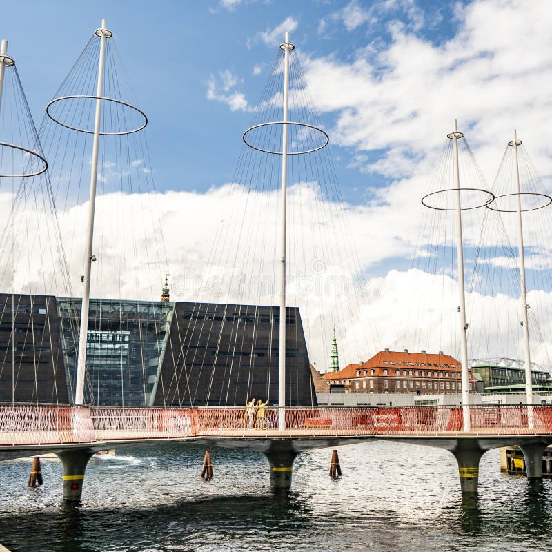 Stunning Circle Bridge a Symbol of Innovation in Copenhagen Editorial ...