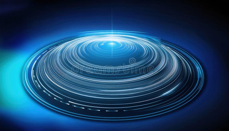 Stunning Circular Light Effect Showcasing Dynamic Motion Around a ...