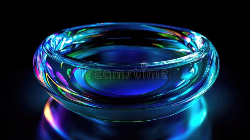 Stunning Clear Gem with Rainbow Hues in Optimal Lighting Stock Image - Image of necklace ...