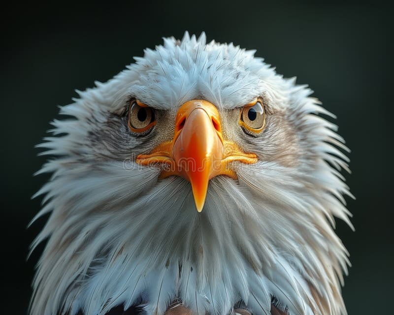 Stunning Close Up of a Bald Eagle Showcasing Its Majestic Features and Intense, Piercing Gaze ...