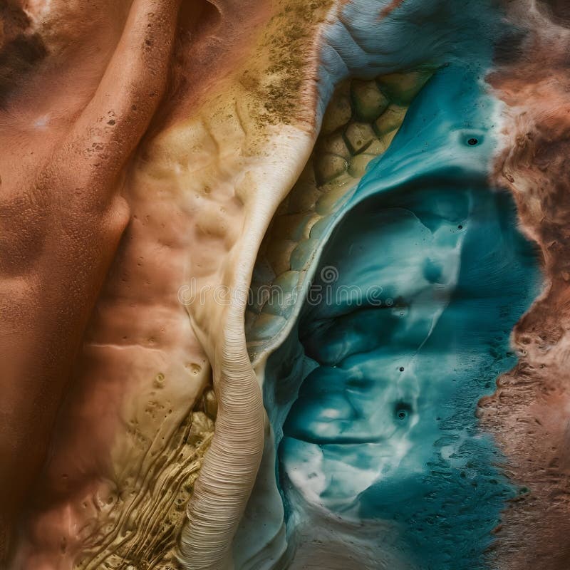 A Stunning Close Up of an Intricate Stock Illustration - Illustration ...