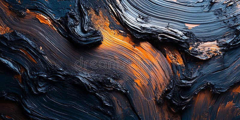 Stunning Close-Up of Molten Lava: Volcanic Rock Texture Stock ...