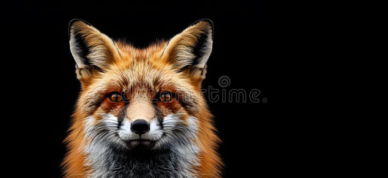Stunning Close Up Portrait of a Vibrant Red Fox with Piercing Eyes ...