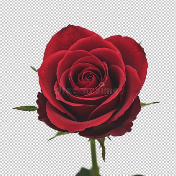 Close-up of a Vibrant Red Rose Stock Photo - Illustration of macro ...