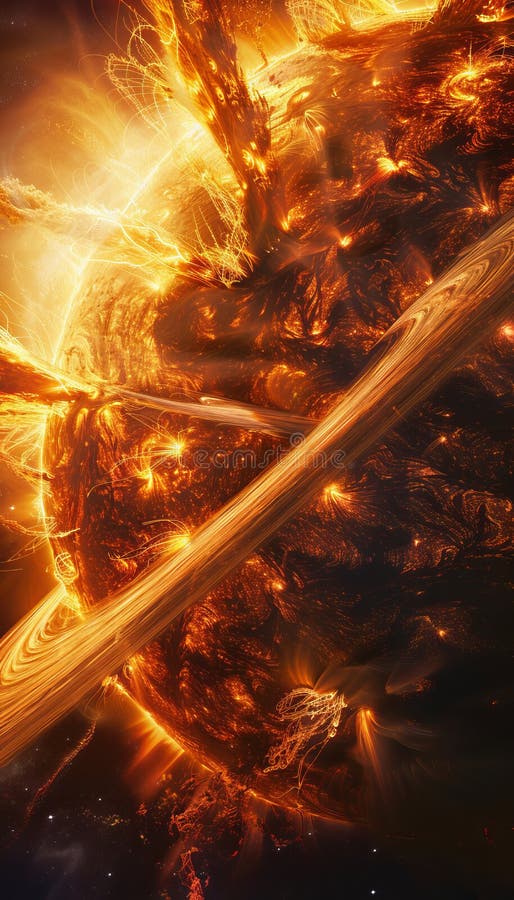 Stunning Close Up of the Sun Highlighting Massive Plasma Eruptions and ...