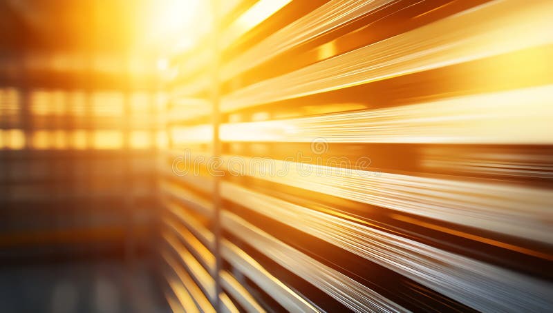 A Stunning Closeup of a Sunlit Surface with Dynamic Light Rays Creating ...