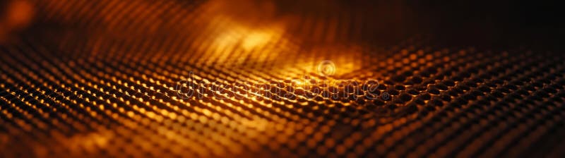 A Stunning Close-up of a Textured Surface Catching Warm Light ...