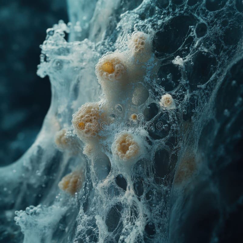 Close-Up of Intricate Organic Structures in Marine Environment Stock ...