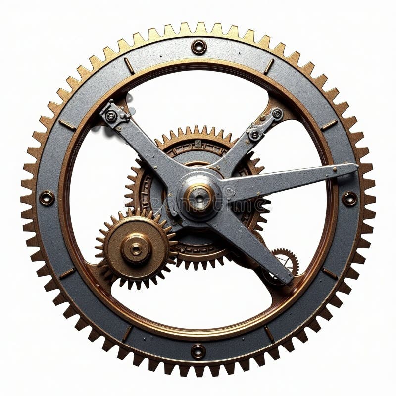 Stunning CloseUp of a Detailed Clockwork Mechanism Precision ...
