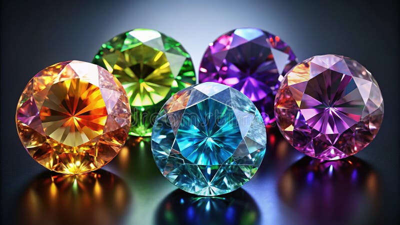 Stunning CloseUp Gemstone Collection Featuring a Vibrant Array of ...
