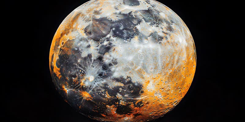 Stunning CloseUp of the Moon HighResolution Lunar Surface Texture Image ...